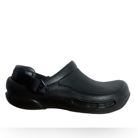 CROCS | Shoes | Crocs Work Bistro Slipresistant Waterproof Black Clogs ...